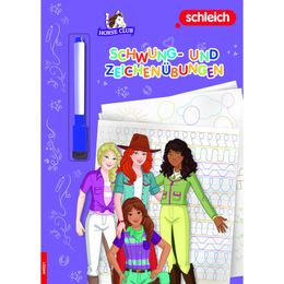 Ameet schleich® Horse Club(TM) - Schwung- und Zeichenübungen, m. 1 Beilage, Kartoniert (TB)