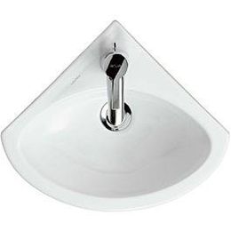 Laufen Pro B Eck-Waschtisch 8169580001041 44 x 38 cm, weiß, 1 Hahnloch, mit Überlauf