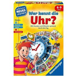 RAVENSBURGER VERLAG Ravensburger 24995 - Wer kennt die Uhr? - Spielen und Lernen für Kinder, Lernspiel für Kinder ab 6-9 Jahren, Spielend Neues Lernen für 1-4 Spieler