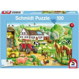 Schmidt Spiele Fröhlicher Bauernhof (Kinderpuzzle)