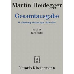 Klostermann Parmenides (Wintersemester 1942/43) - Martin Heidegger, Leinen