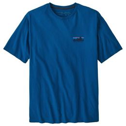 Patagonia - 73 Skyline Organic T-Shirt - T-Shirt Gr L blau