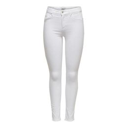 Only Slim-fit-Jeans, weiß