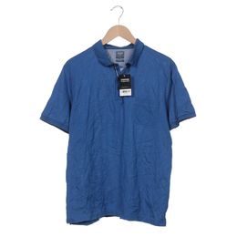 OLYMP Herren Poloshirt, blau, Gr. 54