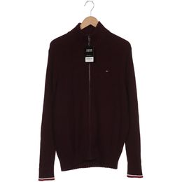 Tommy Hilfiger Herren Strickjacke, bordeaux, Gr. 52