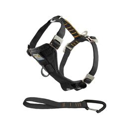 Kurgo Autohundegeschirr Autogeschirr Tru-Fit-Smart Harness inkl. Gurtanschluss schwarz