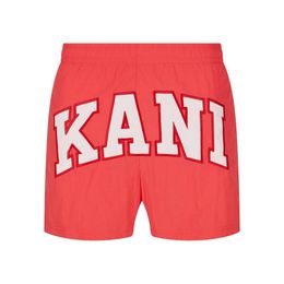 Karl Kani Boardshorts 'Serif' Herren Gr&ouml;&szlig;e XXL rot / wei&szlig;
