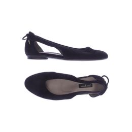 Paul Green Damen Ballerinas, schwarz