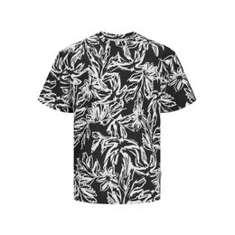 Jack & Jones JACK & JONES T-Shirt 'Lafayette' Herren Größe XXL schwarzmeliert / naturweiß