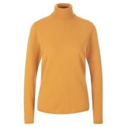 Rollkragen-Pullover aus Schurwolle und Kaschmir include gelb, 42