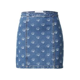 florence by mills exclusive for ABOUT YOU Rock 'Good Novel' Damen Größe 38 blue denim / weiß