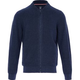 DUNMORE Strickjacke, Eingrifftaschen, Baumwolle, für Herren, blau, XXL