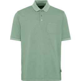 Bugatti Poloshirt, aufgesetzte Brusttasche, für Herren, grün, XL