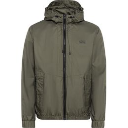 Globetrotter Übergangsjacke, Kapuze, für Herren, grün, S