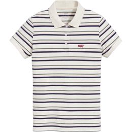 Levi's Levi's® Poloshirt, Streifen, Logo-Aufnäher, für Damen, blau, M