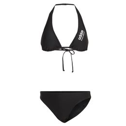 adidas Sportswear Sportbikini 'Padded Sportswear Neckholder' Damen Größe XXXS/XXS schwarz / weiß