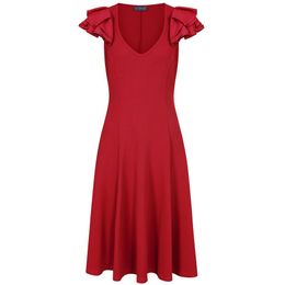 HotSquash Kleid Damen Gr&ouml;&szlig;e 46 rot Winterkleid