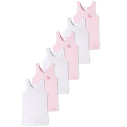 Schiesser Unterhemd 6er Pack Kids Girls Feinripp Organic Cotton (Spar-Set