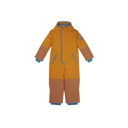 Finkid Schneeoverall Finkid Husky Haalari Winteroverall mit Besätzen Sunflower/Dove 100/110 Overrall Winteranzug Kinder Overall