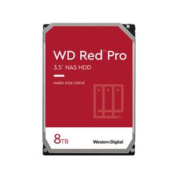 Western Digital WD Red™ Pro Festplatte Bulk, 8 TB HDD SATA 6 Gbps, 3,5 Zoll, intern