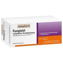 FUNGIZID-ratiopharm 3 Vag.-Tbl.+ 20g Creme 1 P