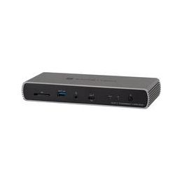 Sonnet Echo 11 Thunderbolt 4 HDMI Dock, Dockingstation aluminium/grau Geeignet für: PC und Notebook Anschlüsse: 1x RJ-45, 1x HDMI-Ausgang, 3x Thunderbolt 4, 4x USB-A 3.2 (10 Gbit/s) Stromversorgung: Netzbetrieb Typ: Dockingstation