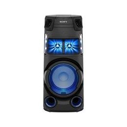 Sony Partybox MHC-V43D, Kompaktanlage schwarz, Bluetooth, Klinke, HDMI, CD/DVD Laufwerk: CD/DVD Netzwerk: Bluetooth Tuner: FM (UKW), RDS, DAB, DAB+