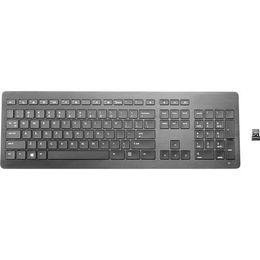 HP Wireless Premium Keyboard Kabellos, USB Tastatur Deutsch, QWERTZ Schwarz