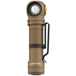 Armytek Wizard C2 Pro Max Sand White LED Taschenlampe mit Gürtelclip, mit Holster akkubetrieben 4000 lm 149 g