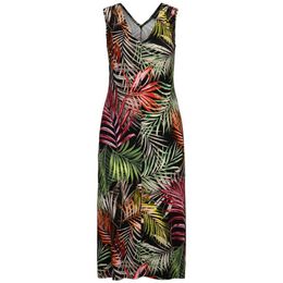 Doris Streich Jerseykleid Maxikleid exotischer Dschungel mit modernem Design