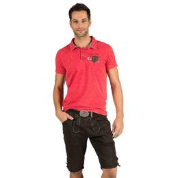 HANGOWEAR Trachtenhose Jeanshose Short RALKO dunkelbraun