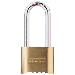 Master Lock Vorhängeschloss, Sicherheitsklasse 8, Bügel aus Messing, goldfarben