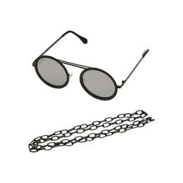 Urban Classics Sonnenbrille Unisex 104 Chain Sunglasses, silberfarben