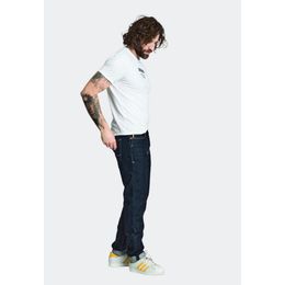 FIVE FELLAS Slim-fit-Jeans DANNY nachhaltig, Italien, Stretch, coole Waschung, blau