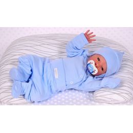 La Bortini Body & Hose Baby Anzug 3Tlg Wickelbody Hose Mütze Body 44 50 56 62 68 74