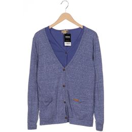 Khujo Herren Strickjacke, blau, Gr. 52