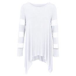 Rundhalsshirt Heine "Shirt" Gr. 40, weiß Damen Shirts Jersey