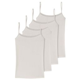 Schiesser Unterhemd 4er Pack Cotton Lace (Spar-Set