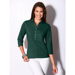 Poloshirt Casual Looks "Poloshirt" Gr. 54, grün (tannengrün) Damen Shirts Jersey
