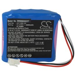 vhbw passend für Comen CM600, CM-600 Medizin (2600 mAh, 14,4 V, Li-Ion) Akku Li-Ion 2600 mAh, schwarz