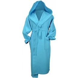 A&R Bademantel Robezz® Waffle Bathrobe With Hood Bademantel Mit Kapuze