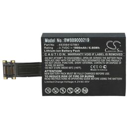vhbw Akku Akku Li-Ion 1800 mAh (3,7 V), schwarz