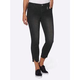 7/8-Jeans Casual Looks Gr. 52, Normalgrößen, schwarz (black denim) Damen Jeans Ankle 7/8