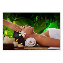 Posterlounge Poster Editors Choice, Kopfmassage, Badezimmer Fotografie