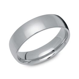 UNIQUE Fingerring UNIQUE Ring aus Edelstahl mattiert 6mm R9210