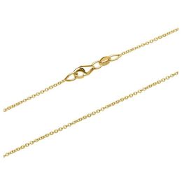 UNIQUE Goldkette Ankerkette aus 750er Gelbgold für Damen GC0021 (Länge: 40cm)