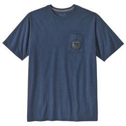 Patagonia - Commontrail Pocket Responsibili-Tee - T-Shirt Gr M blau