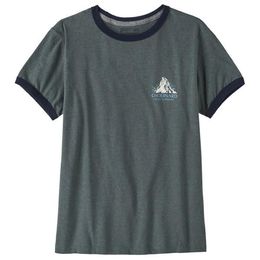 Patagonia - Women's Chouinard Crest Ringer Responsibili-Tee - T-Shirt Gr XS grau