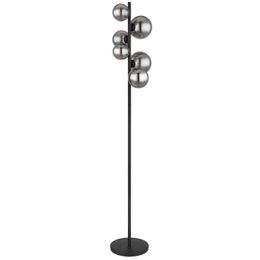 SONSTIGE GLOBO Lighting Stehleuchte RIHA (DH 28.50x155 cm) DH 28.50x155 cm schwarz Stehlampe Leseleuchte Deckenfluter Bogenleuchte