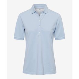 Brax Damen Poloshirt Style CLEO, Hellblau, Gr. 34